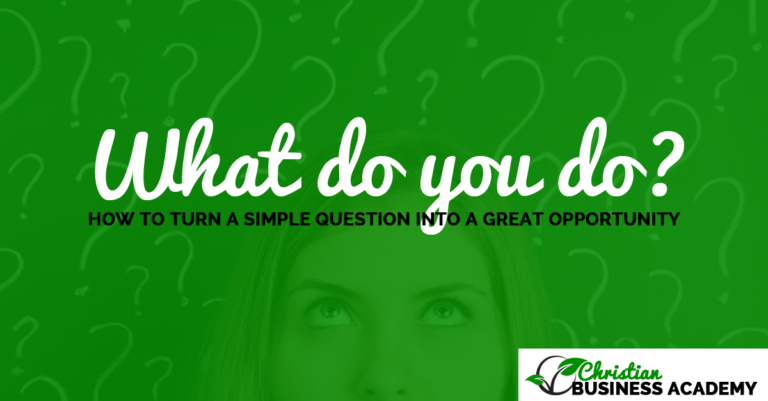 How To Get The Most Out Of The Question - What Do You Do?